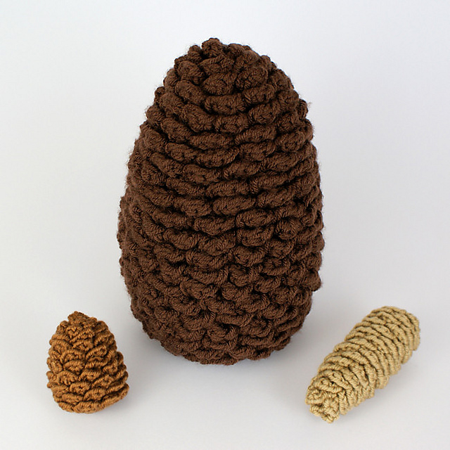 Ravelry: Giant Pine Cone EXPANSION PACK pattern by June Gilbank