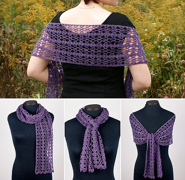 Ravelry: Gossamer Lace Wrap pattern by June Gilbank