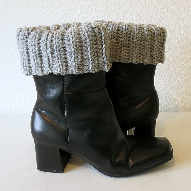 Ravelry: Boot Cuffs Toppers - Set I pattern by Pam Daley