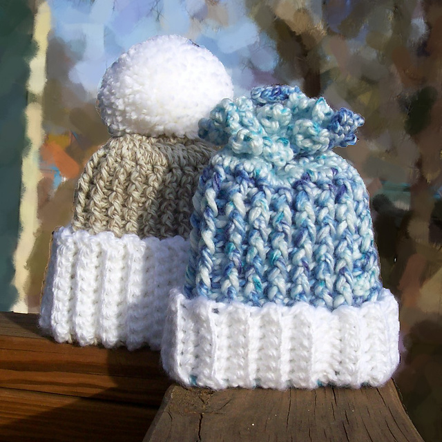 Ravelry: Frozen Flower Baby Hat pattern by Pam Daley