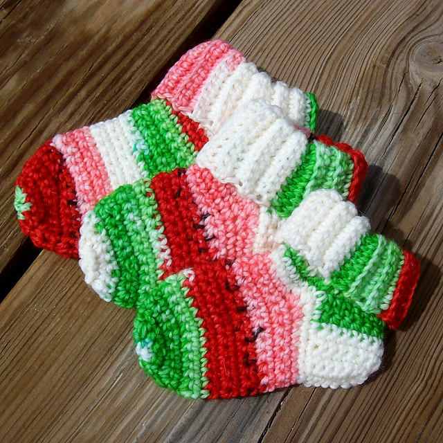 Ravelry: Baby Slipper Socks - Set I pattern by Pam Daley