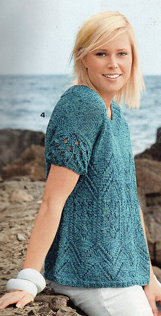 Ravelry: # 04 Pulli in A-Form pattern by Sabrina/Sandra team designers