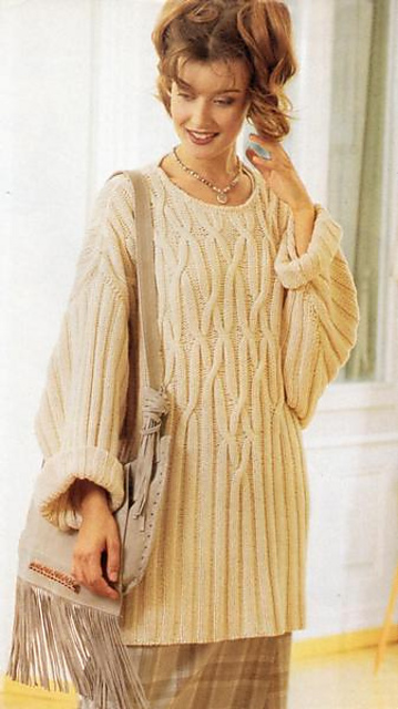 Ravelry: # 27 Pulli in Ecru pattern by Diana Design Team