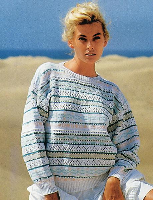 Ravelry: # 26 Pulli mit Fantasiestreifen pattern by Diana Design Team