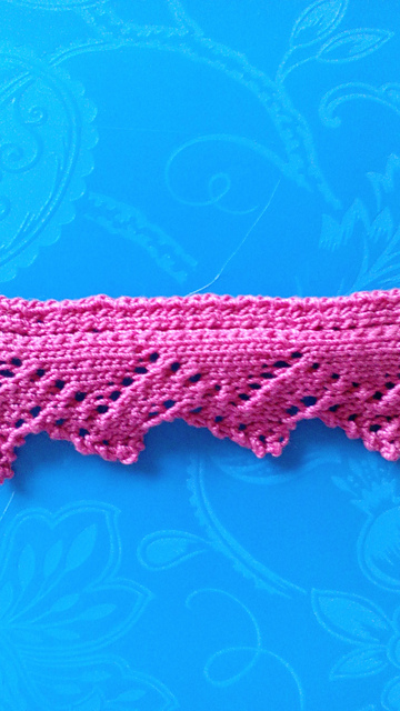 Ravelry: Knitted Lace Edging #8296 pattern by The Spool Cotton Company