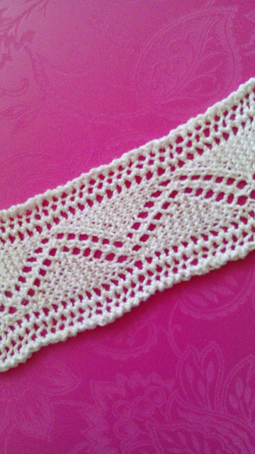 Ravelry: Knitted Hamburg Insertion pattern by The Delineator