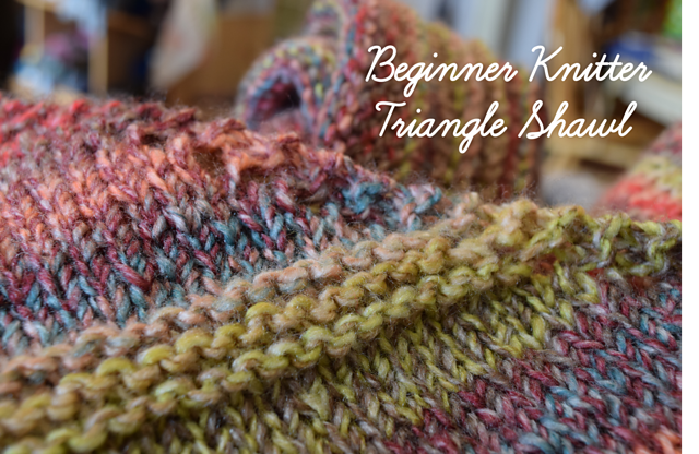 Ravelry: Beginner Triangle Shawl pattern by Anna Mathis