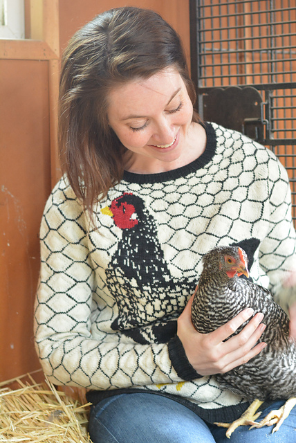 Ravelry: All Cooped Up Sweater pattern by Caitlin Shepherd