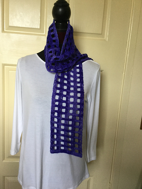Ravelry: pmilne's Windowpane Scarf
