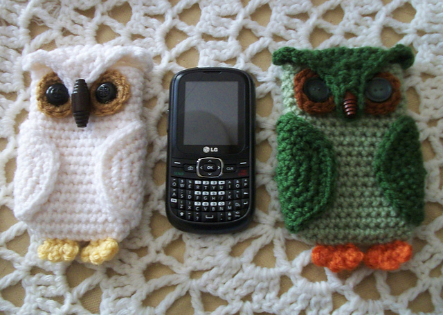 Ravelry: poenut's Owl Cell Phone Cozy