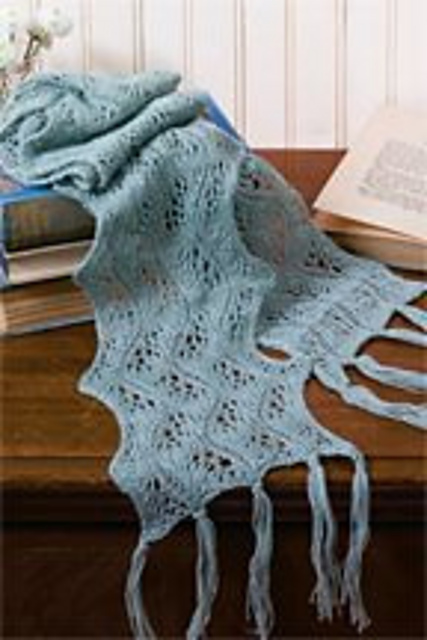Ravelry: Japanese Feather Scarf pattern by Heather Vaughan Lee
