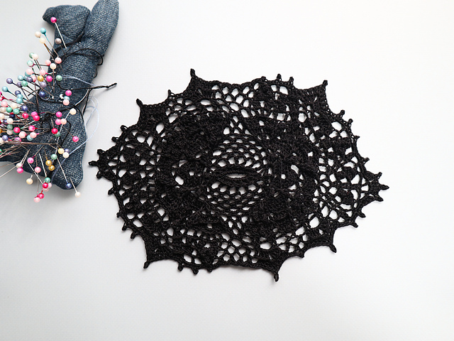 Ravelry: Doily #13 Halloween Joke pattern by Polina Papushoi