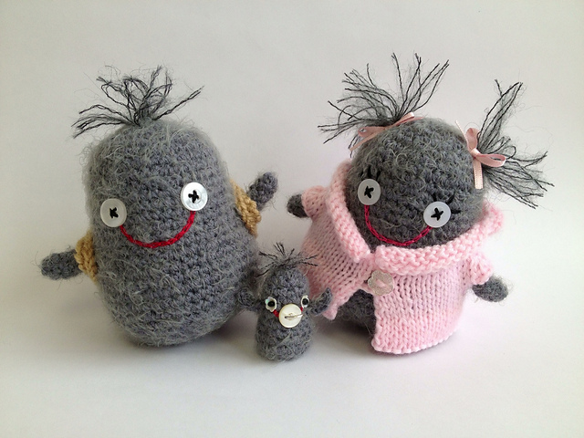 Ravelry: The Fluff Family - Amigurumi creatures and accessories pattern ...