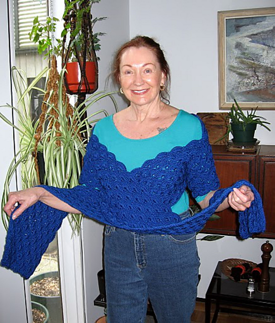 Ravelry: Wrap Front Shrug pattern by Shannon Mullett-Bowlsby