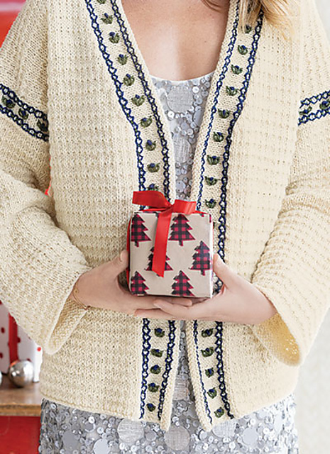 Ravelry: #03 Embroidered Cardigan pattern by Cheryl Murray