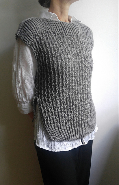Ravelry: Brioche Mesh Vest pattern by Dejana Knezevic