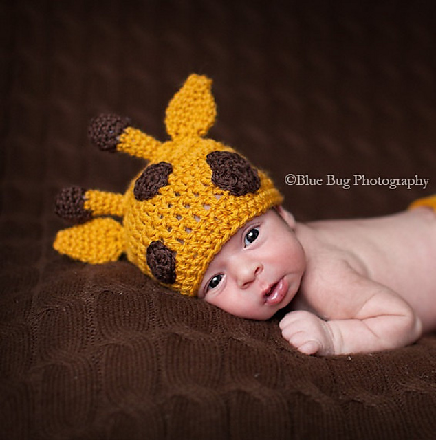 Ravelry: Giraffe beanie hat pattern by Olesya Pronyaeva