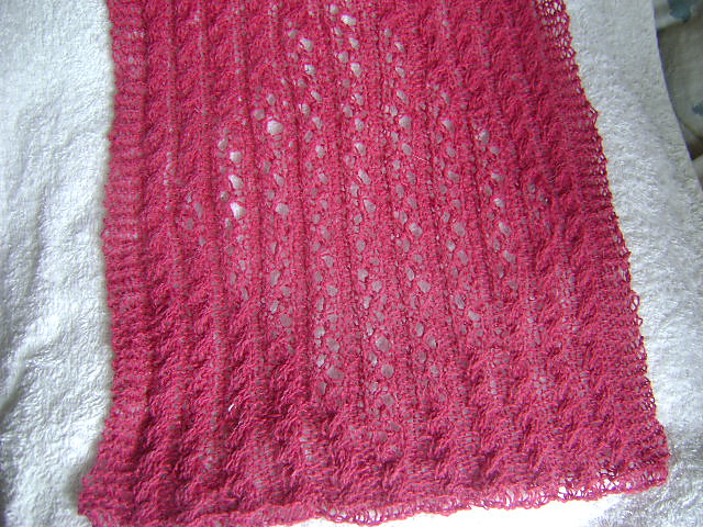 Ravelry: Captured Lace Scarf pattern by Heather Schuster