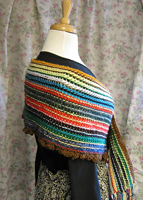 Ravelry: pugcentric's thrifted Cro-Hook Wrap