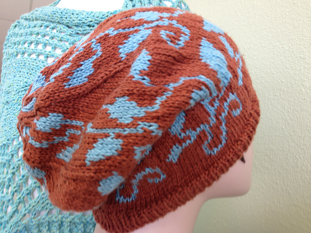 Ravelry: Blue Vine Hat pattern by Miki Ohara