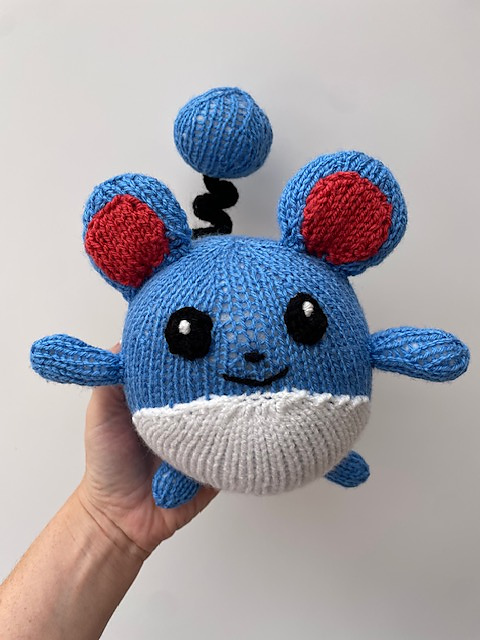 Ravelry: Marill Pokemon Toy pattern by Emma Whittle