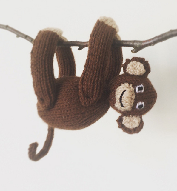 Ravelry: Monkey soft toy plushie amigurumi pattern by Emma Whittle