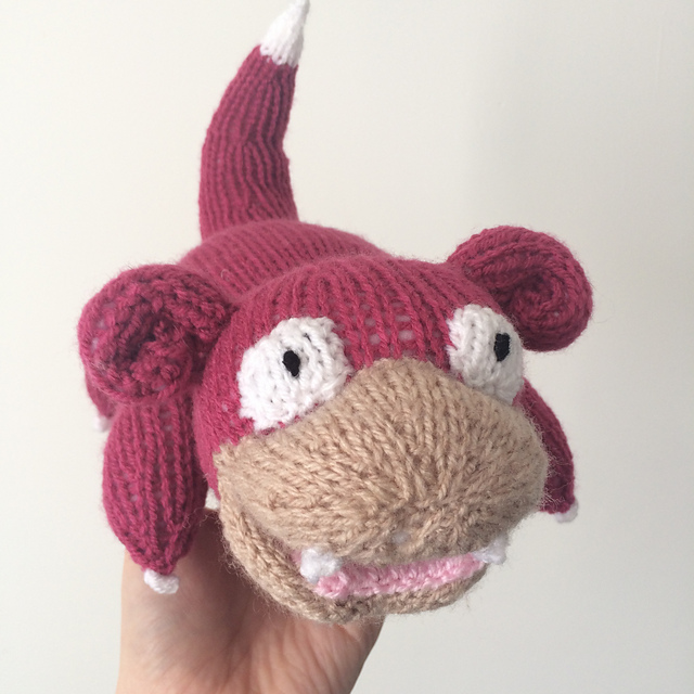 Ravelry: Slowpoke pokemon soft toy pattern by Emma Whittle