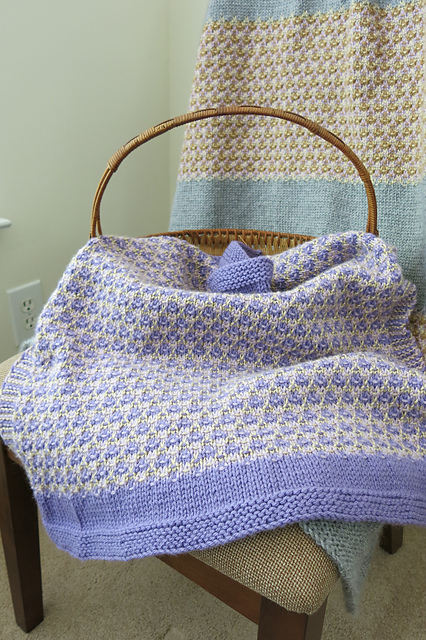 Ravelry: Mosaic Baby Blanket pattern by Donna Herron