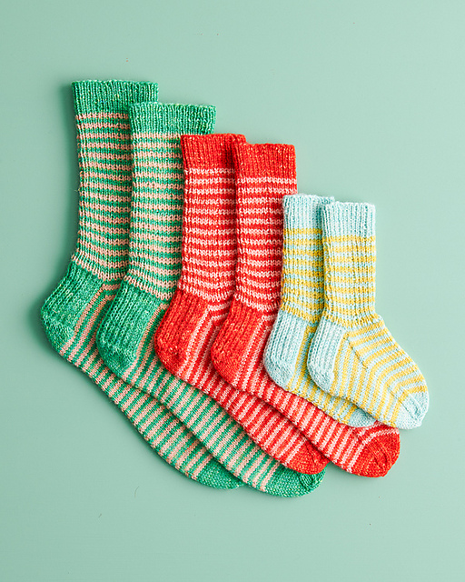 Ravelry: Fun Striped Socks pattern by Purl Soho