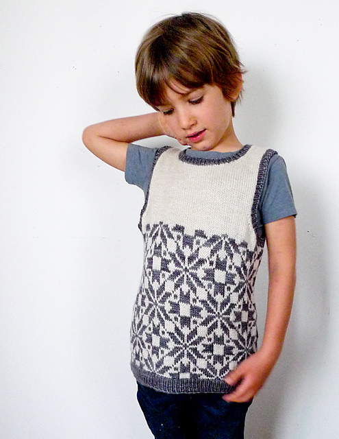 Ravelry: Kid's Fair Isle Vest pattern by Purl Soho