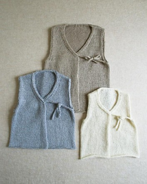 Ravelry: Linen Vest for Babies pattern by Purl Soho