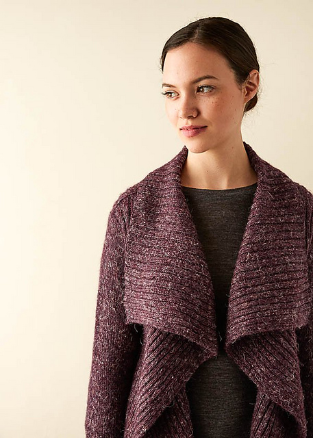 Ravelry: Ridgeline Wrap Cardigan pattern by Purl Soho