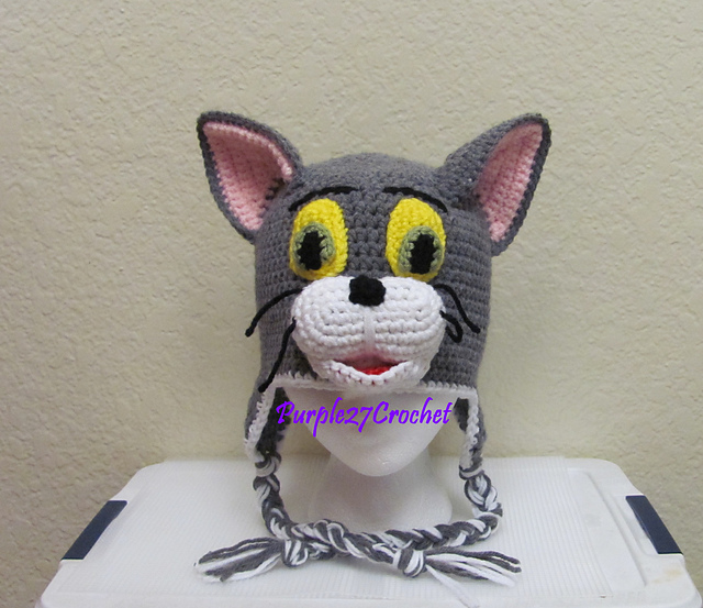 Ravelry: Tom the Cat Hat pattern by Purple27Crochet