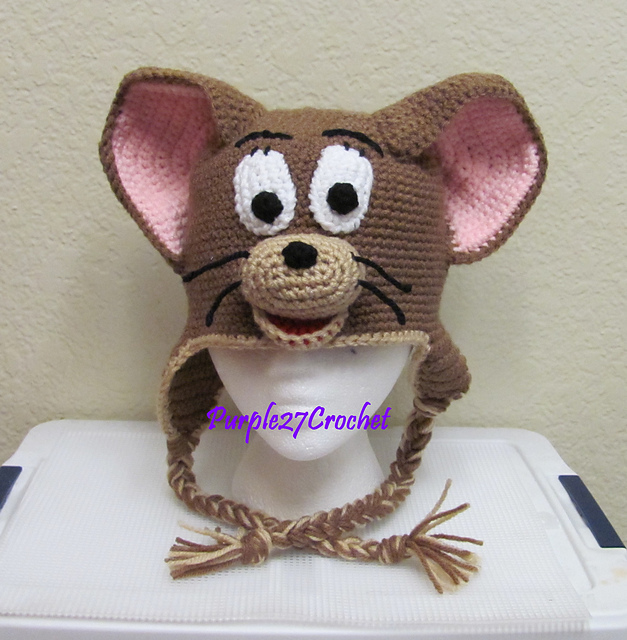 Ravelry: Jerry the Mouse Hat pattern by Purple27Crochet