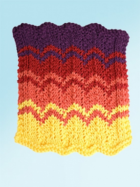 Ravelry: Sunset Strip Dishcloth pattern by Lily / Sugar'n Cream