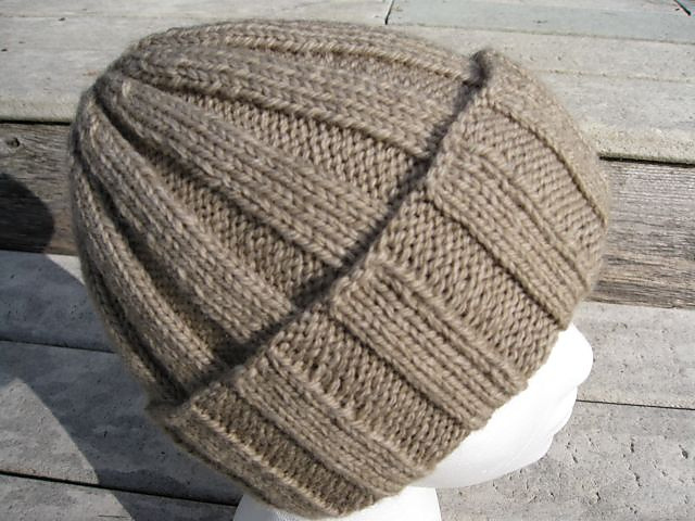 Ravelry: Bold Four by Four Ribbed Hat pattern by Mary F.