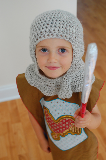 Ravelry: Crochet Knight Hood pattern by Lorajean Gudmundsen