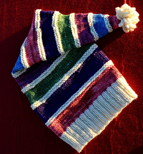 Ravelry: Chaplets Stocking Cap pattern by Kathleen Baer
