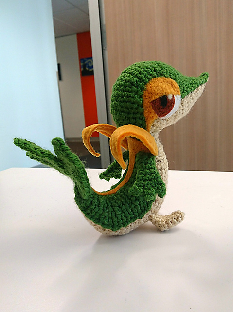 Ravelry: Snivy (Pokemon) pattern by Elealy Butcher