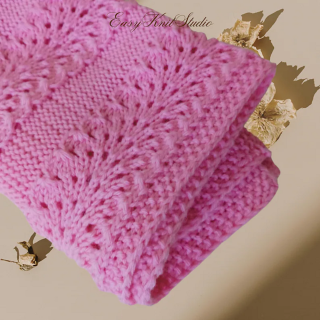 Ravelry: Simple Lace Baby Blanket – Repeat Pattern pattern by ...