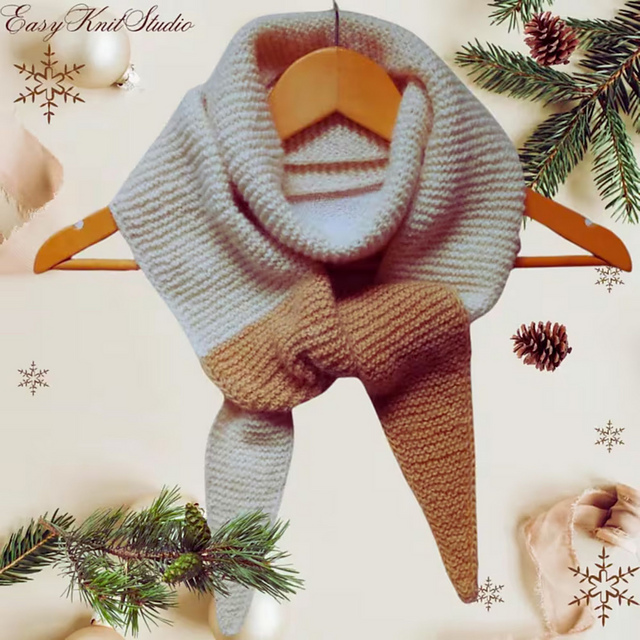 Ravelry: Two Color Scarf pattern by Easyknitstudio