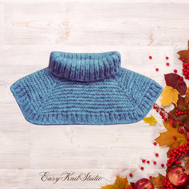 Ravelry: Knitted Baby Neck Warmer Pattern pattern by Easyknitstudio