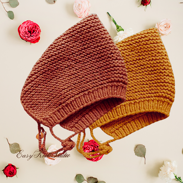 Ravelry: Simple Baby Pixie Bonnet Pattern pattern by Easyknitstudio