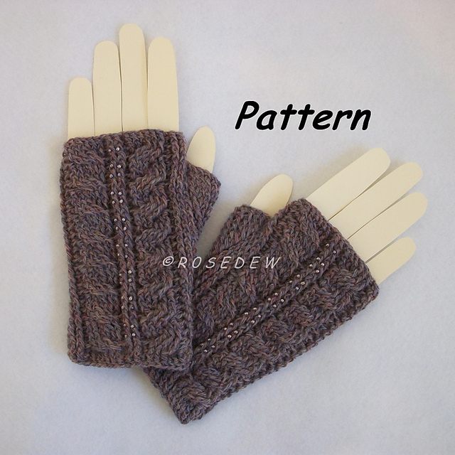 Ravelry: Palm Fingerless Mitts pattern by Tina Rodriguez