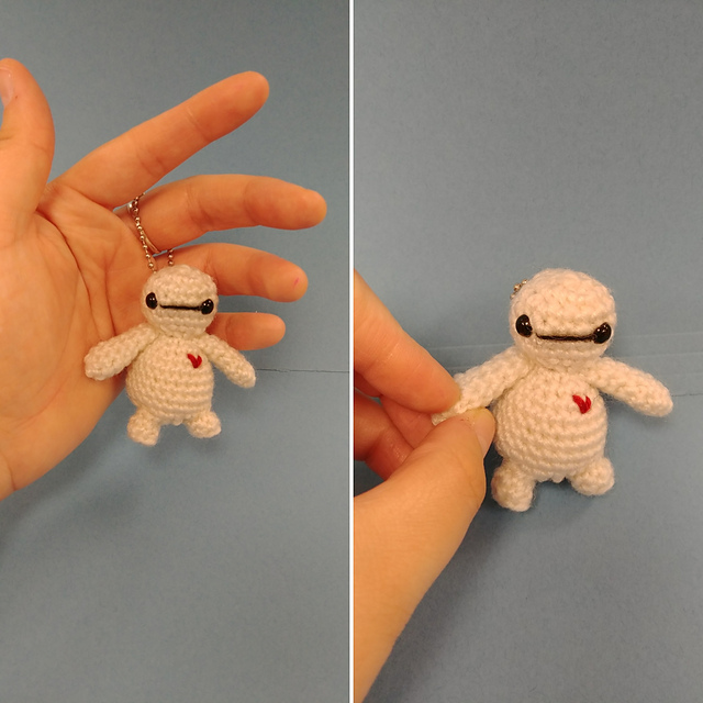 Ravelry: Tiny Baymax Keychain pattern by Priscilla Aldama