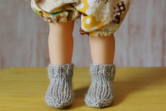 Ravelry: Quick doll socks pattern by Rachel Borello Carroll