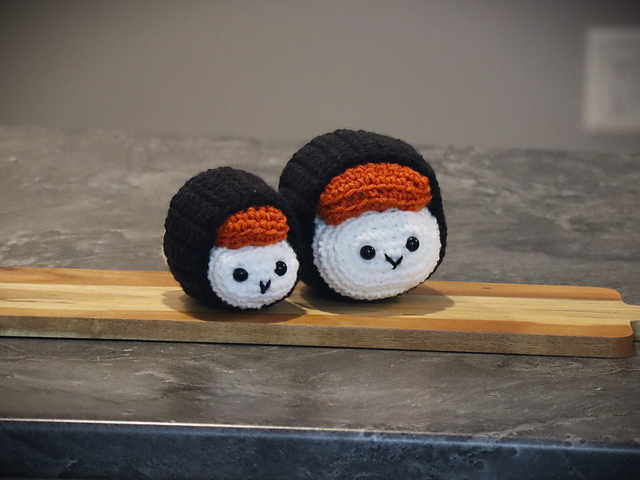 Ravelry: Musubi Food Amigurumi pattern by Rachel Wisneski