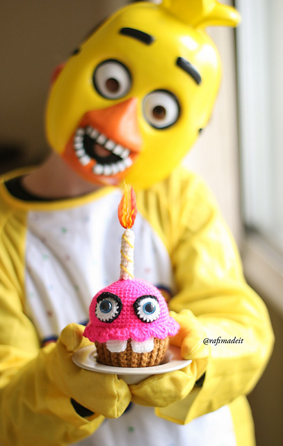 Ravelry: rafaelaedwards' FNaF Carl the Cupcake