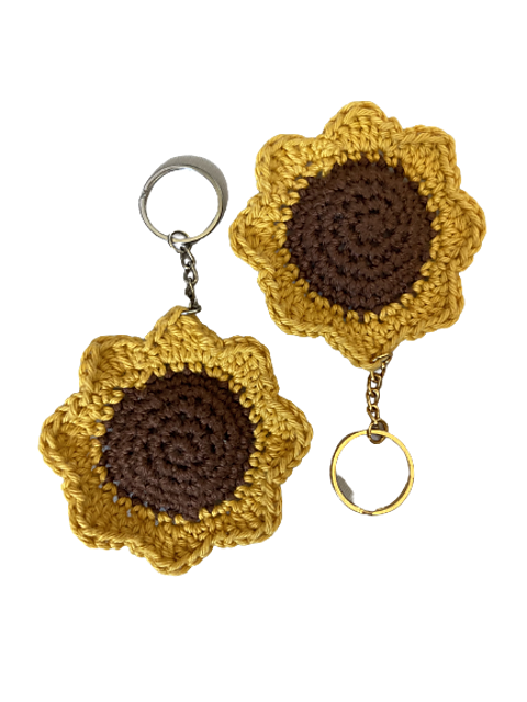 Ravelry: Sunflower Keyring pattern by Rain Vines
