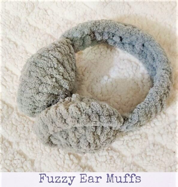 Ravelry: Fuzzy Ear Muffs pattern by Rajeshwari Singh